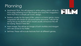 A2 Media Studies Ancillary task | PPTX