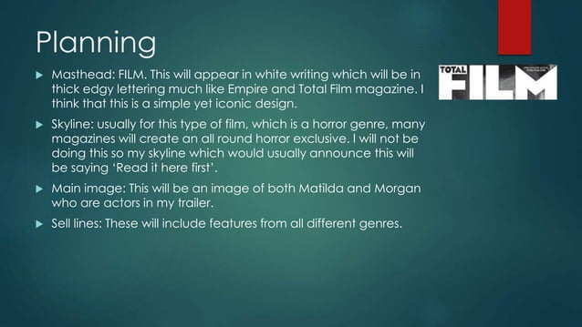 A2 Media Studies Ancillary task | PPT