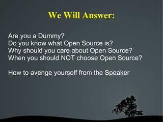 Open Source For Dummies | ODP