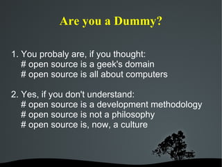Open Source For Dummies | ODP
