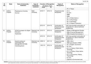 KSOU and SCDL recognition | PDF