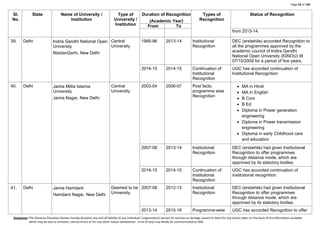 KSOU and SCDL recognition | PDF