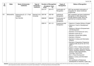 KSOU and SCDL recognition | PDF