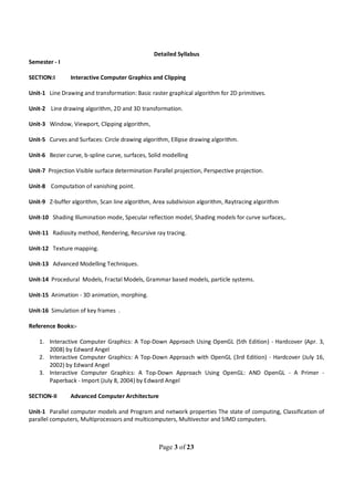 MTECH IT syllabus | PDF