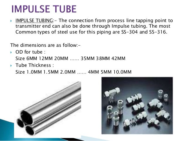 Ksp instrument impulse piping & tubing