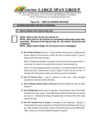 K span seaming machine | PDF