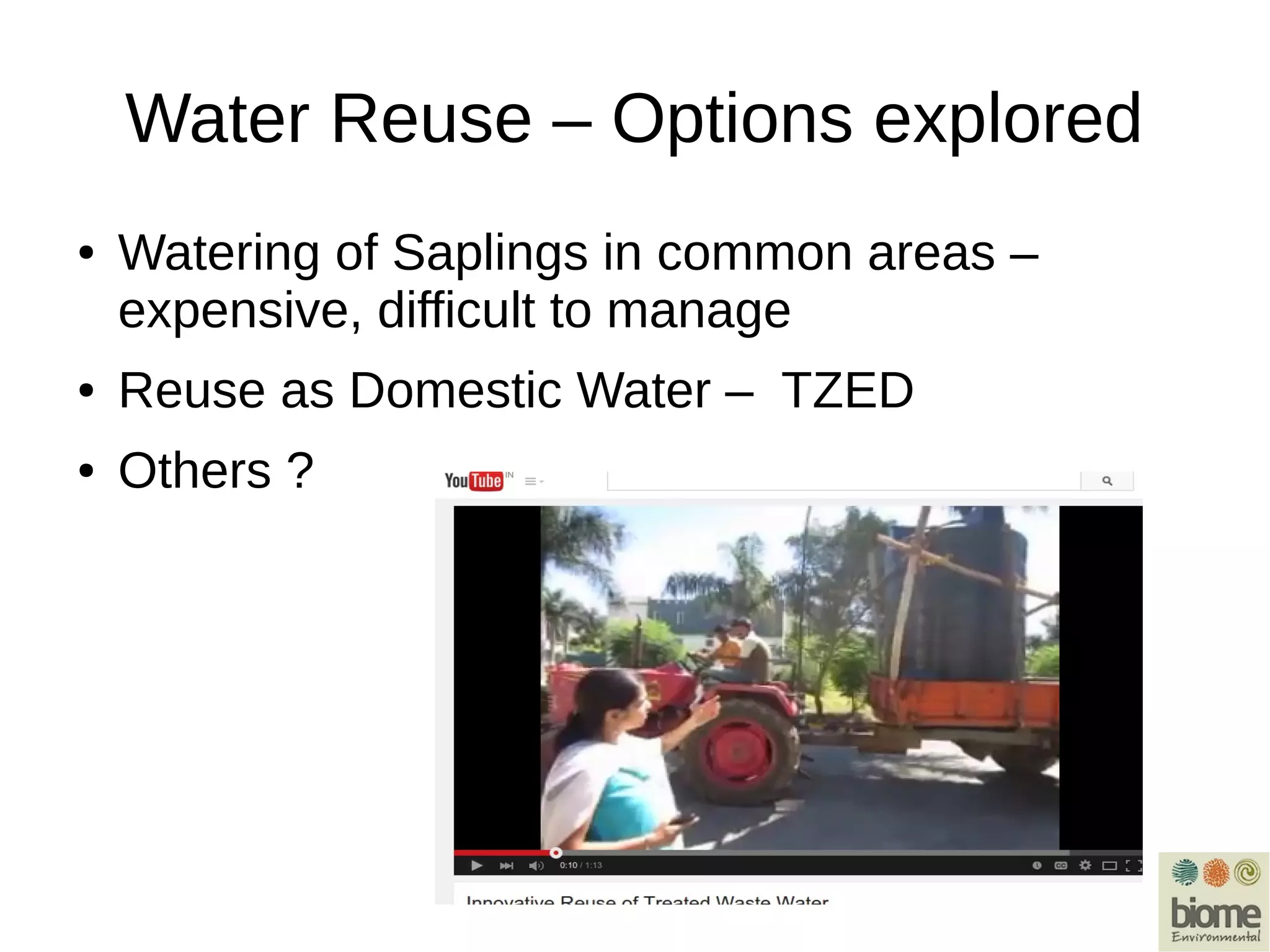 Can treated STP water be let into lakes and recharge wells ? | PDF