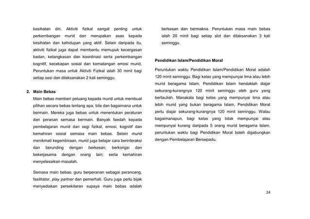 KSPK SEMAKAN BAGI 2017 PENDIDIKAN PRASEKOLAH | PDF