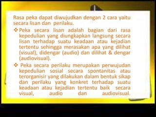 Kepekaan Diri dan Sosial | PPTX