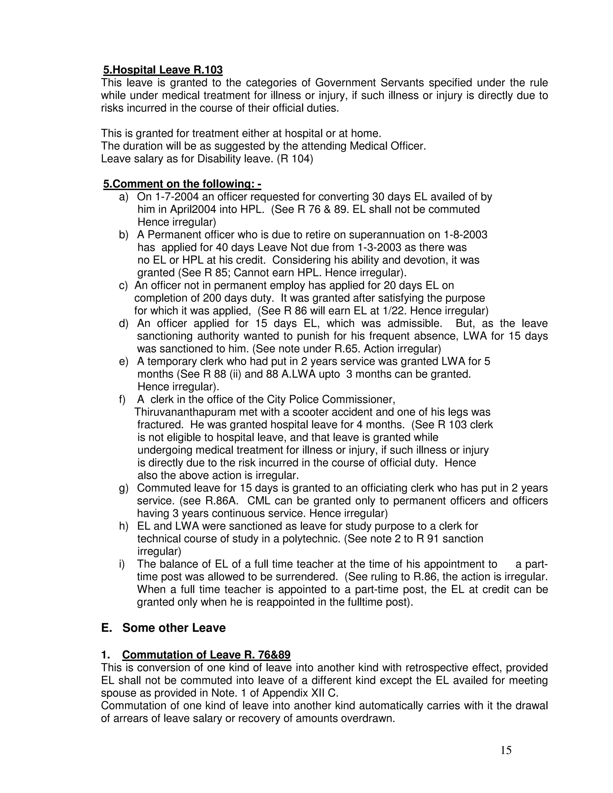 Kerala Service Rules part I Note uploaded by T james Joseph ...