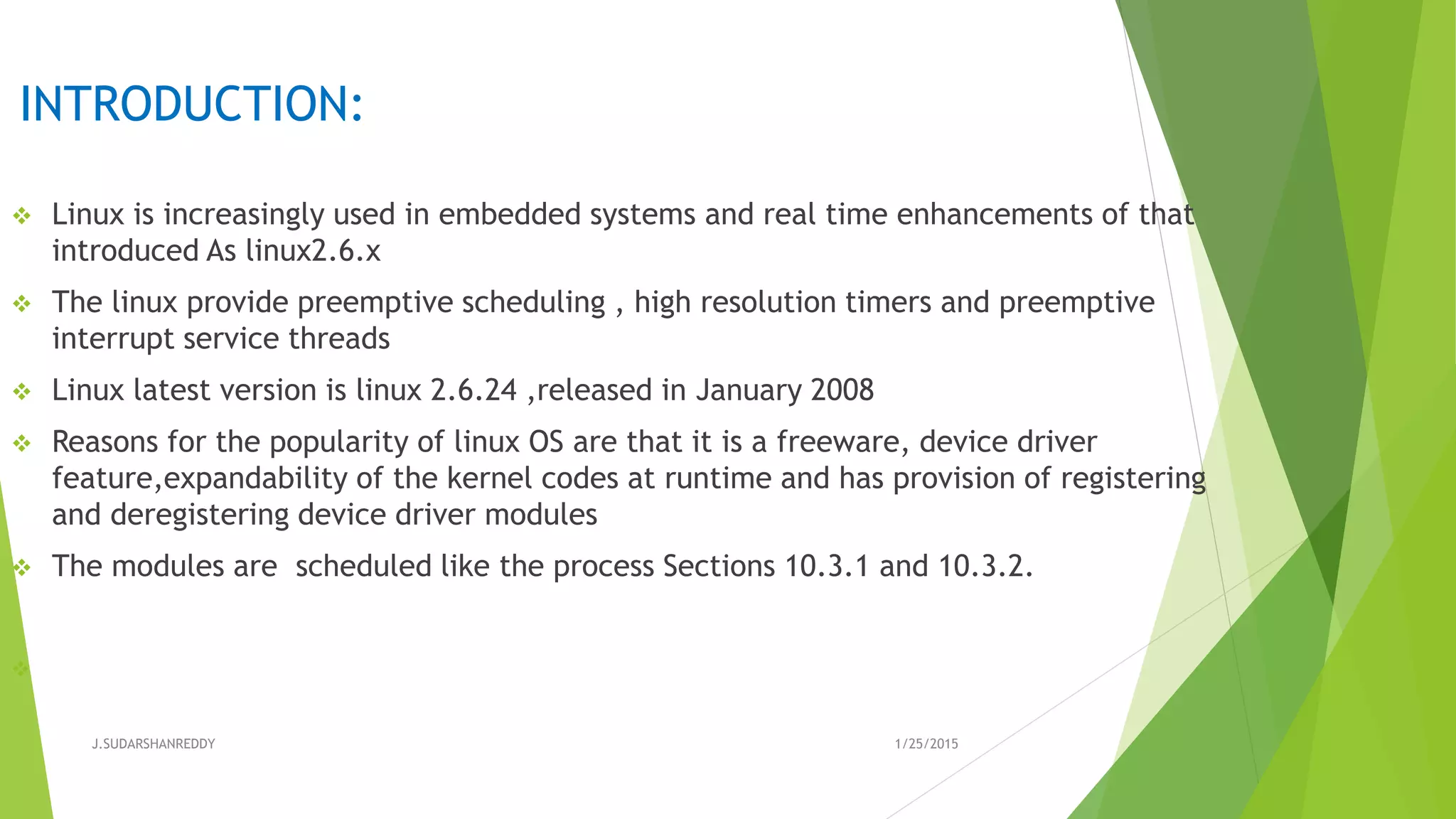 RTOS LINUX2.6.X & LINUX2.6.24