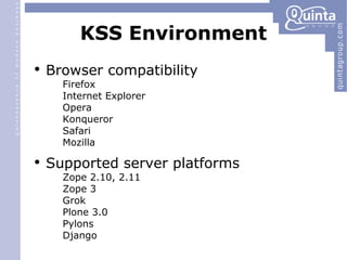 Introduction to KSS | ODP | Web Development | Internet