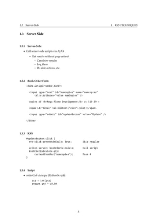 KSS Techniques - Joel Burton | PDF