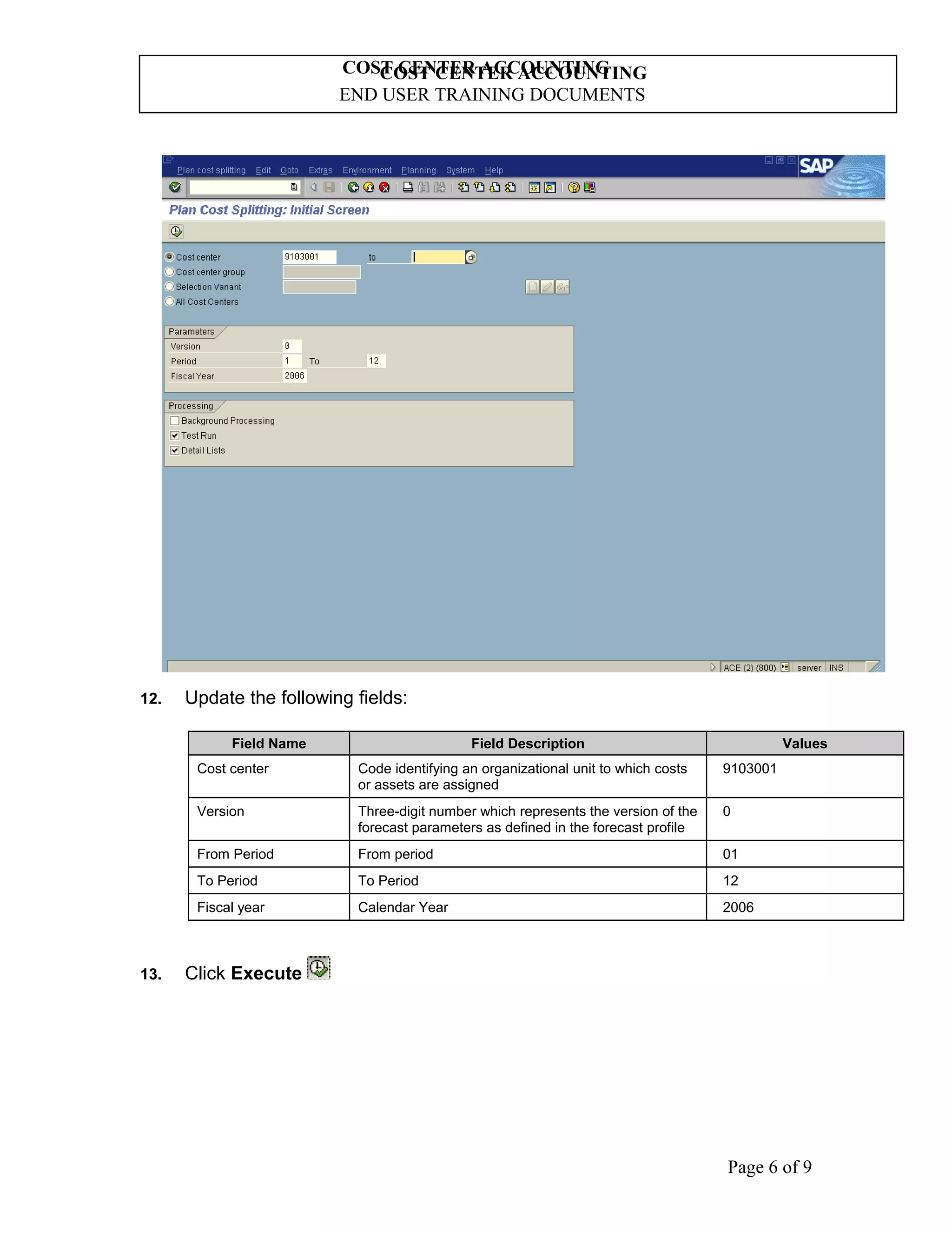 Kss4 Execute Plan Cost Splitting | DOC