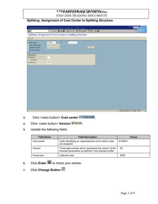 Kss4 Execute Plan Cost Splitting | DOC