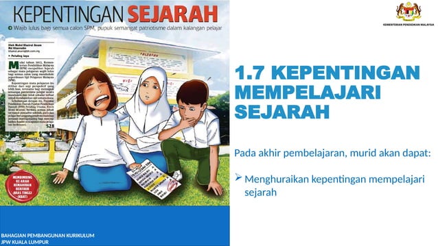bab 1 Sejarah tingkatan 1 Tajuk Sejarah KIta dan Dunia | PPT