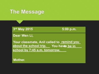 Kssr year 5 sjkc unit 11 i’ll write your message | PPTX