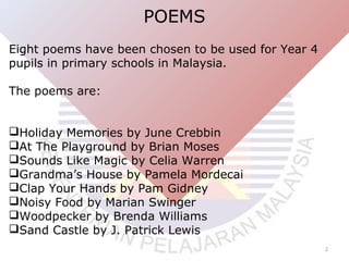 Kssr year four poems | PPT