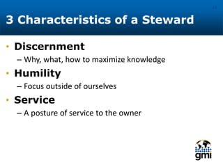 Knowledge Stewardship | PPTX