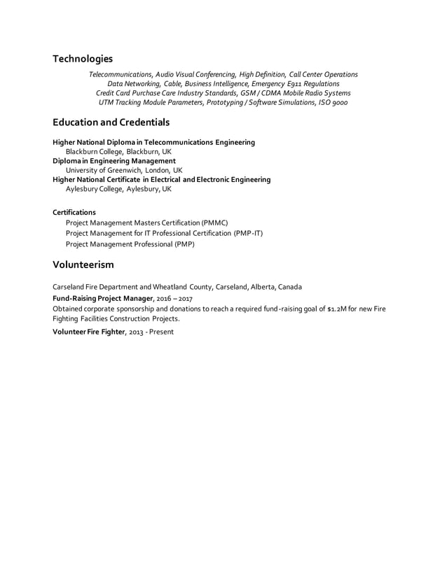 Kstuart berry-resume-rev1 | PDF