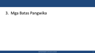 KSU-Filipino.pptx Filipino tungo sa globalization | PPT