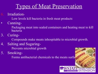 Ksu meat preservation | PPT