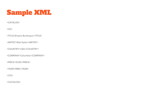 Using schemas in parsing xml part 1 | PPTX