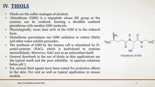 Ingredients used in cosmetics | PPTX