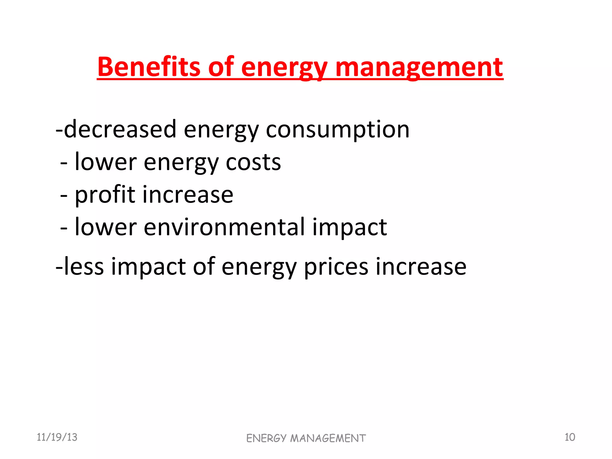 ENERGY MANAGEMENT USE OF FOSSIL FUEL | PPT
