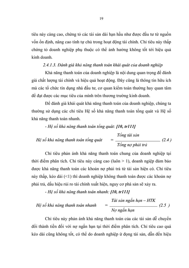 Luận văn: Phân tích báo cáo tài chính của công ty vật liệu xây dựng | PDF