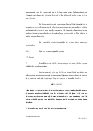 KTA Brugge moet nog even wachten op nieuwe stoelen | PDF