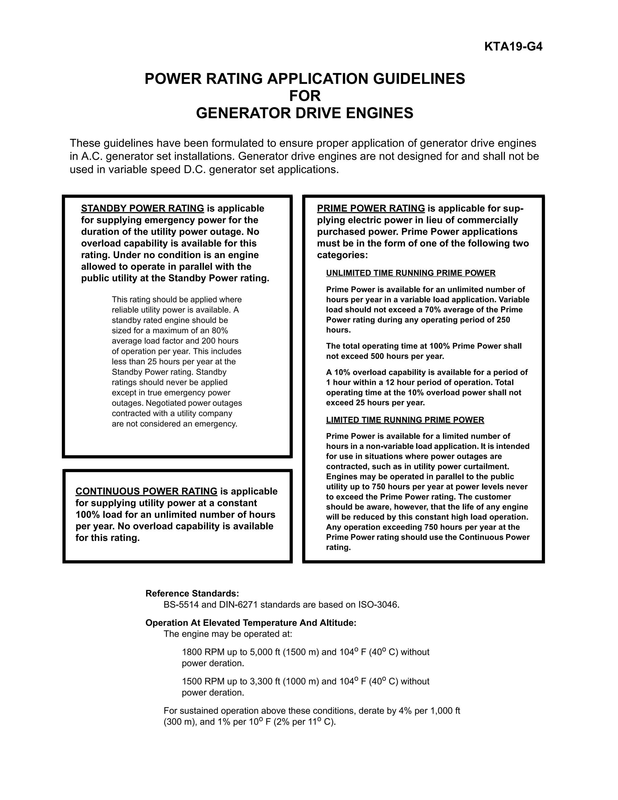 Kta19 g4 specification | PDF