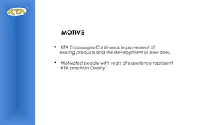 Kta spindle toolings(presentation ) | PPT | Manufacturing Industry ...