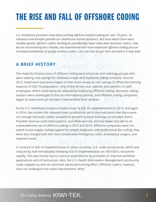 The Rise and Fall of Offshore Coding | PDF