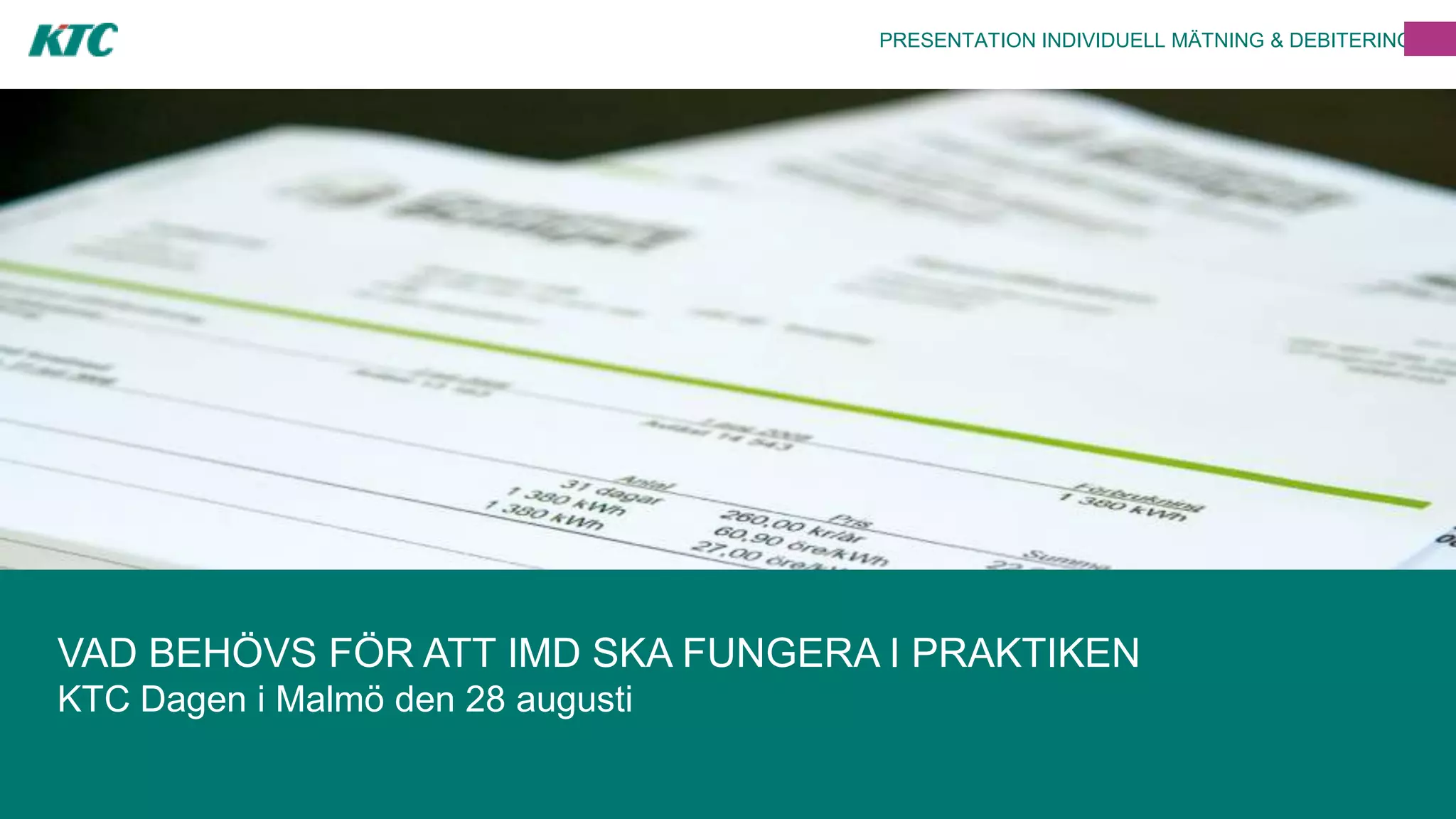 Individuell Mätning i praktiken - KTC-Dagen Skåne | PPT | Free Download