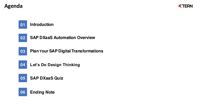 KTern.AI-SAP-DXaaS-Workshop-PLAN | PDF