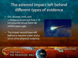 Finding the KT Asteroid Crater | PPTX