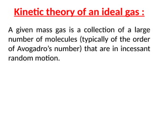Comprehensive Overview of the Kinetic Theory of Gases and ...
