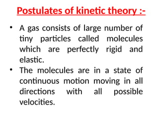 Comprehensive Overview of the Kinetic Theory of Gases and ...