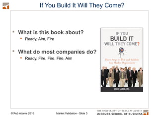KTG - If You Build It Will They Come? | PPT