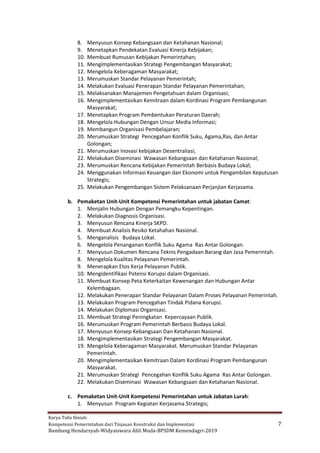 Kti kompetensi pemerintahan-bambang hendarsyah-BPSDM Kemendagri | PDF