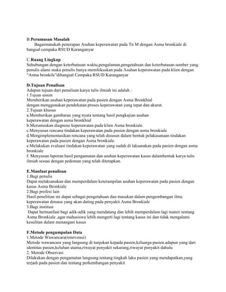 Kti asma bab 1 dan 2 | DOCX