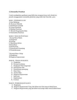 Kti asma bab 1 dan 2 | DOCX