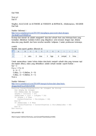 Ktifkan dulu microsoft visual basic | PDF