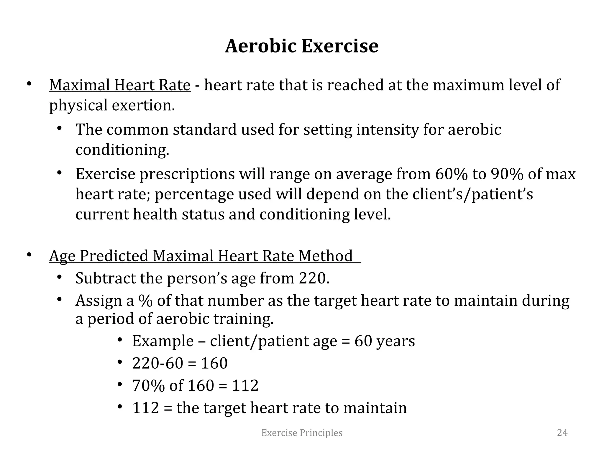 EXERCISE PRINCIPLES | PDF