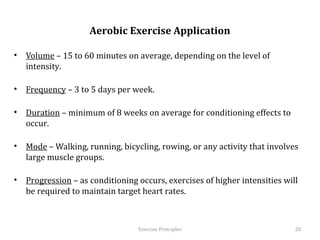 EXERCISE PRINCIPLES | PDF