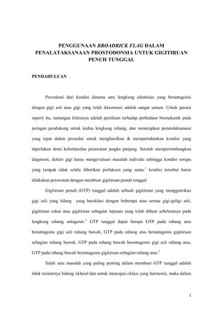 Kti prostodonsia irma unhas | PDF