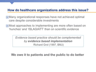 Webinar 1: Introduction to Knowledge Translation and Implementation ...