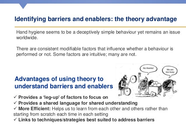 Webinar 4: Identifying barriers and enablers, and determinants, in th…