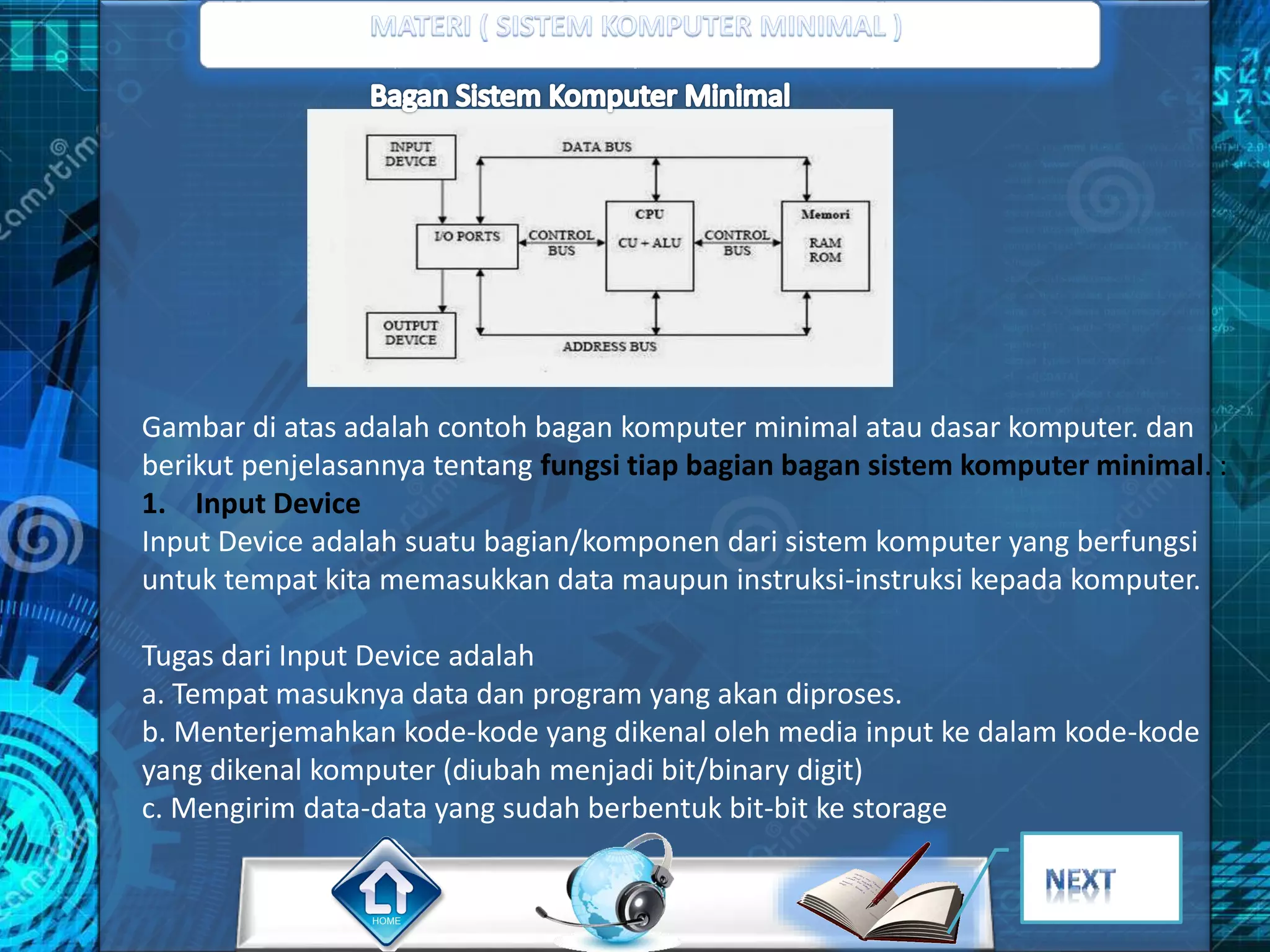 Bagan Sistem Komputer Minimal | PPTX